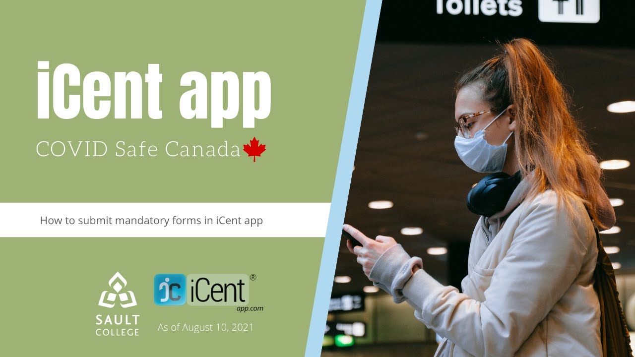 iCent app - COVID Safe Canada (10/08/2021) - YouTube