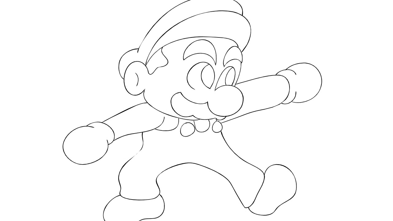 Toon Boom Mario Idle Animation - YouTube