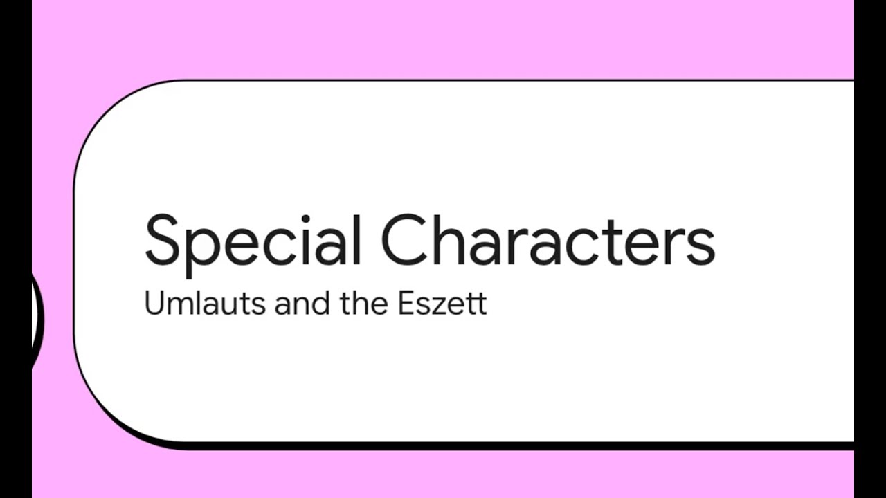 German Special Letters Ä, Ö, Ü, ß | How to Pronounce Umlauts Correctly ...