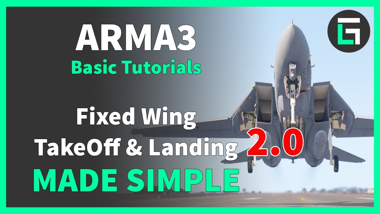Fixed Wing - Take Off & Landing MADE SIMPLE | Arma3 Tutorial - YouTube