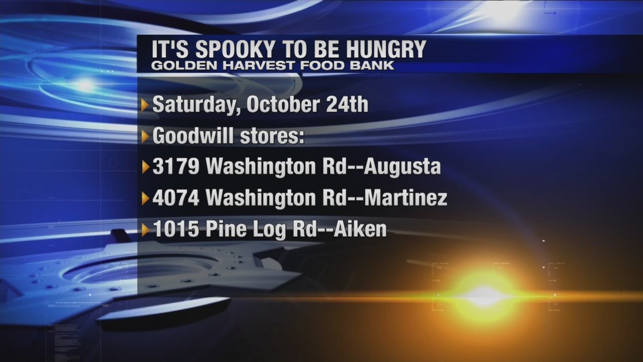 Collection Day for 'Spooky to Be Hungry' Food Drive - YouTube