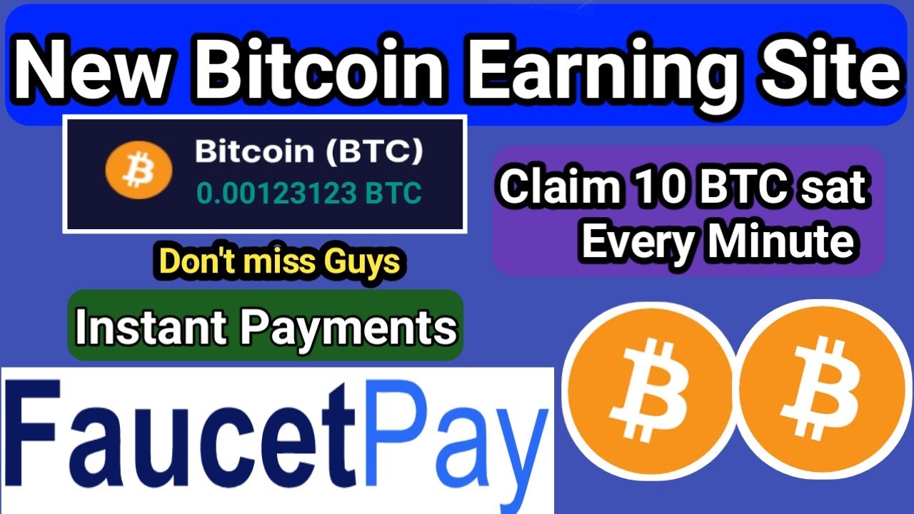 Free Bitcoin Earning Website || Claim 10 Btc sat || Unlimited Claim ...
