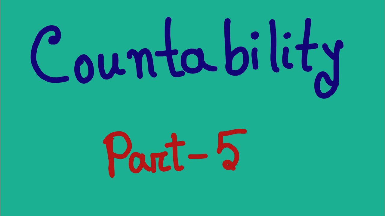 5. Countability-Part-5 || Hons-2nd-Year - YouTube
