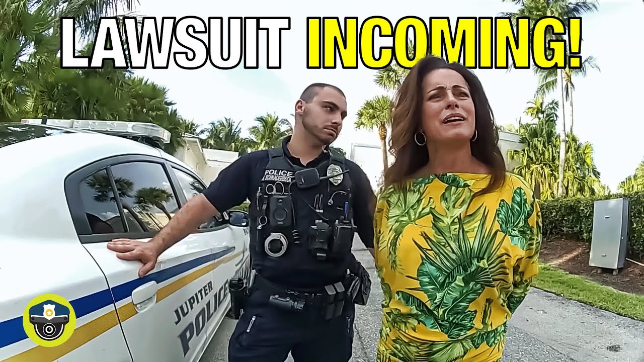 Shocking! Cops Cam Caught Entitled Woman Turns Restaurant Complaints ...