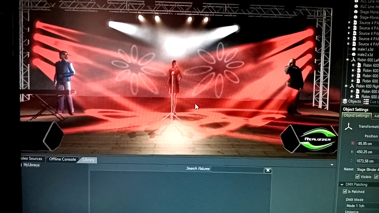 lighting realizzer y qlc - YouTube