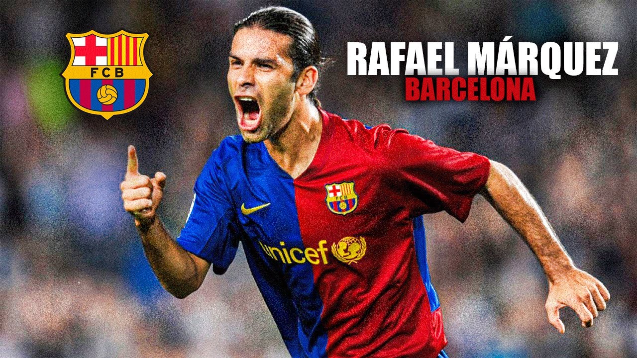 Todos Los Goles de Rafael Márquez Con El Barcelona - YouTube