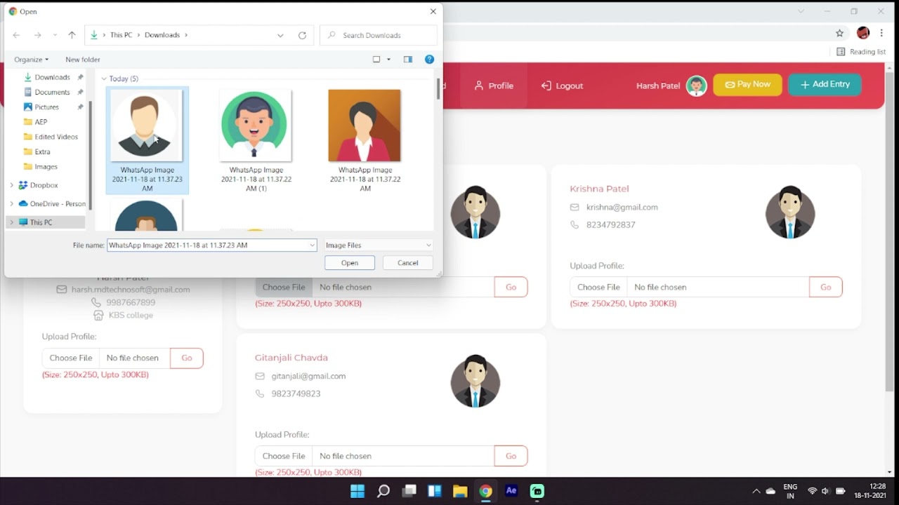 Startup cell Video 3 : How to upload startup cell photos in Profile ...