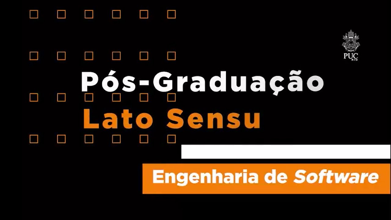 Pós em Engenharia de Software da PUC-Rio - YouTube