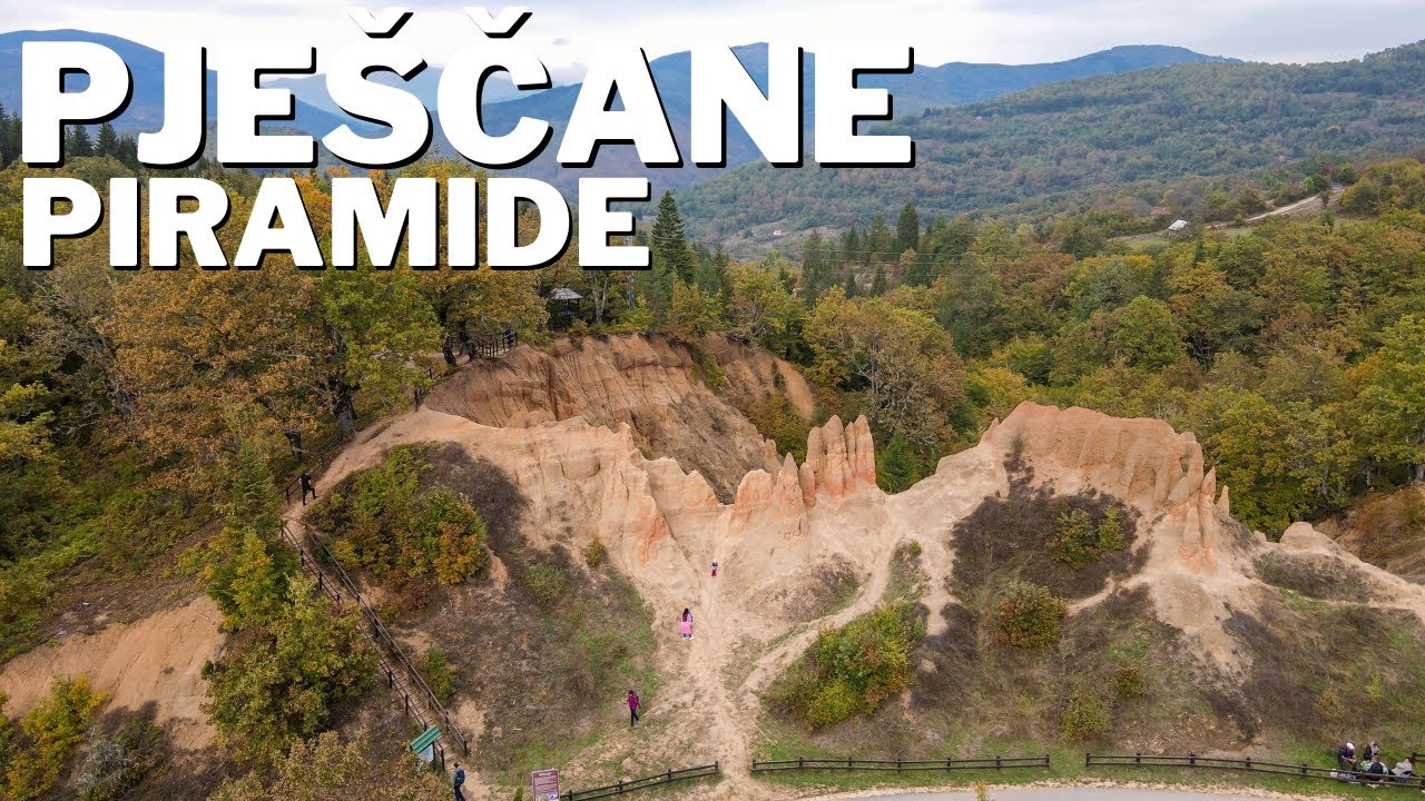 Pješčane piramide, prirodni fenomen kod Miljevine, Foča - Bosna i ...