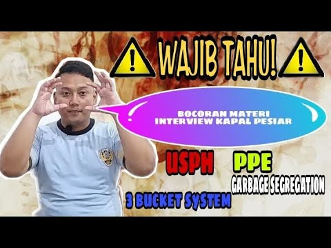 WAJIB TAHU‼️ USPH, 3 BUCKET SYSTEMS, PPE, GARBAGE SEPARATION - Materi ...