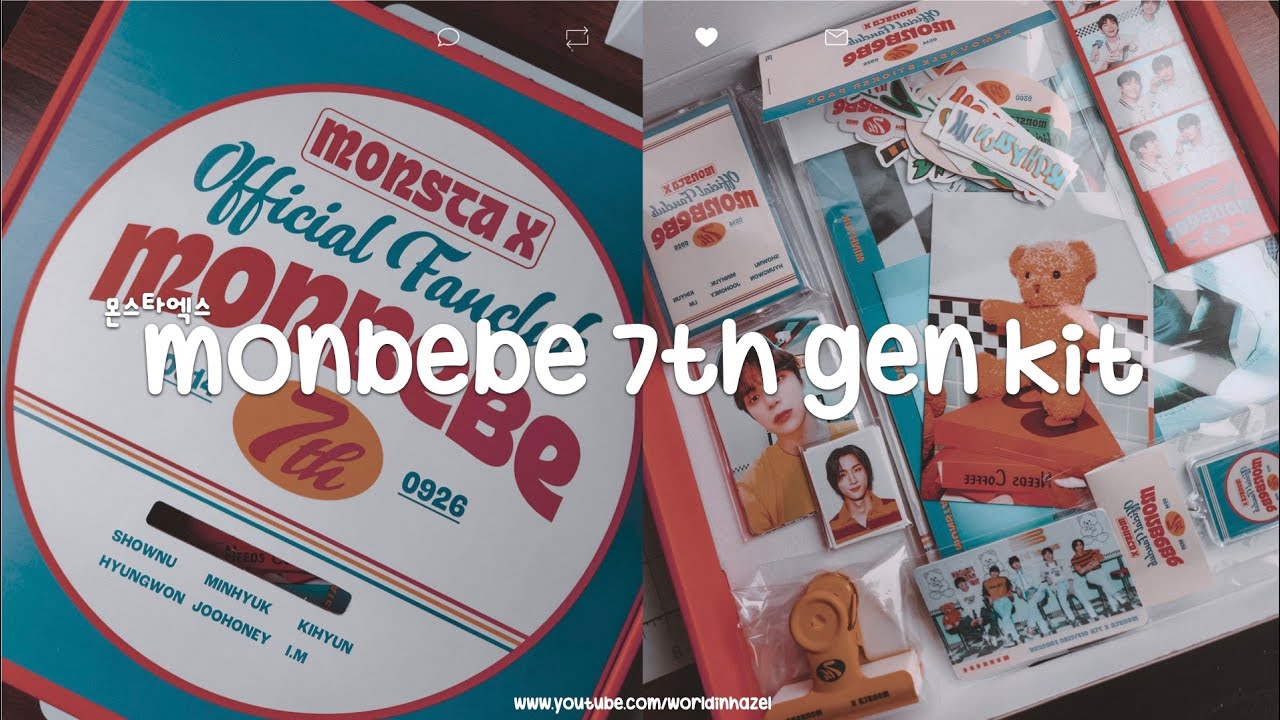🇵🇷 monbebe vlog | unboxing my Monsta X: Monbebe 7기 Official Fanclub Kit ...