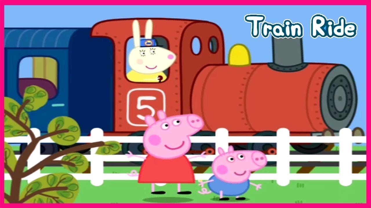 PEPPA PIG: Theme Park - Train Ride | Peppa Pig Gameplay - YouTube