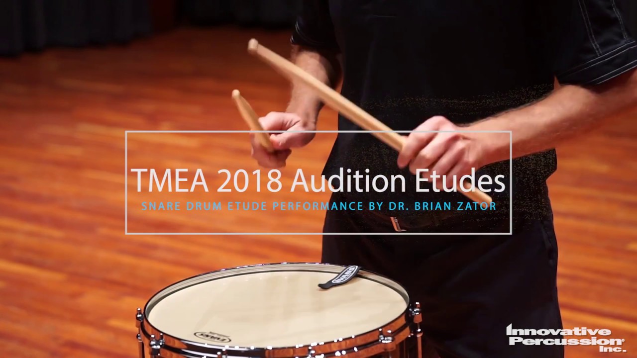 2018-2019 Texas All State Percussion Audition Snare Drum Performance ...