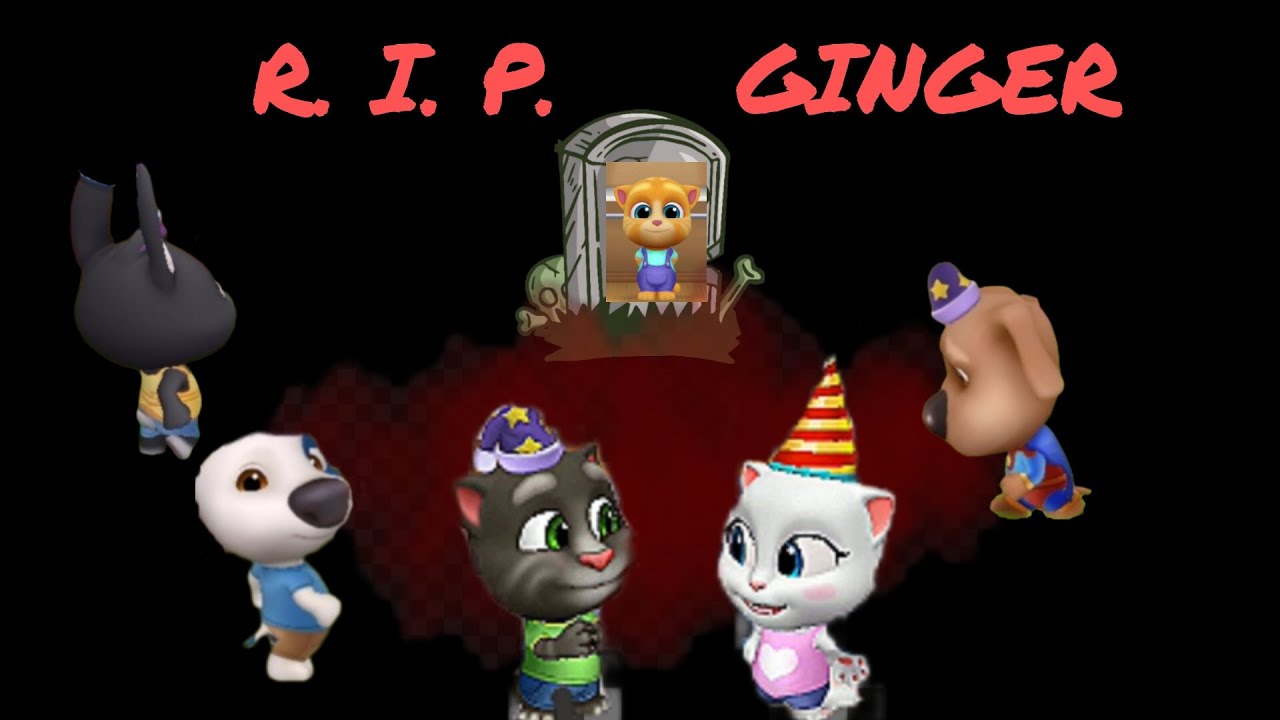 rip ginger || talking tom friends || among us imposter - YouTube