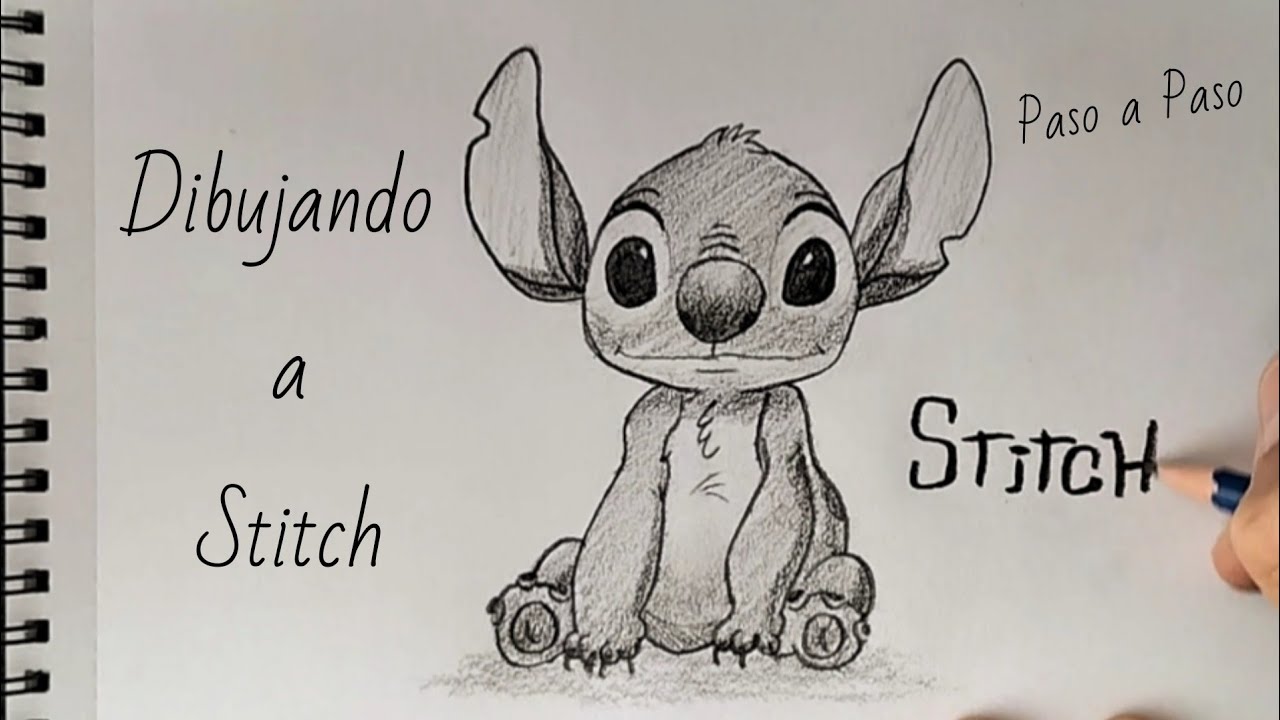 #14 Cómo Dibujar a STITCH con lápiz - Paso a Paso - YouTube