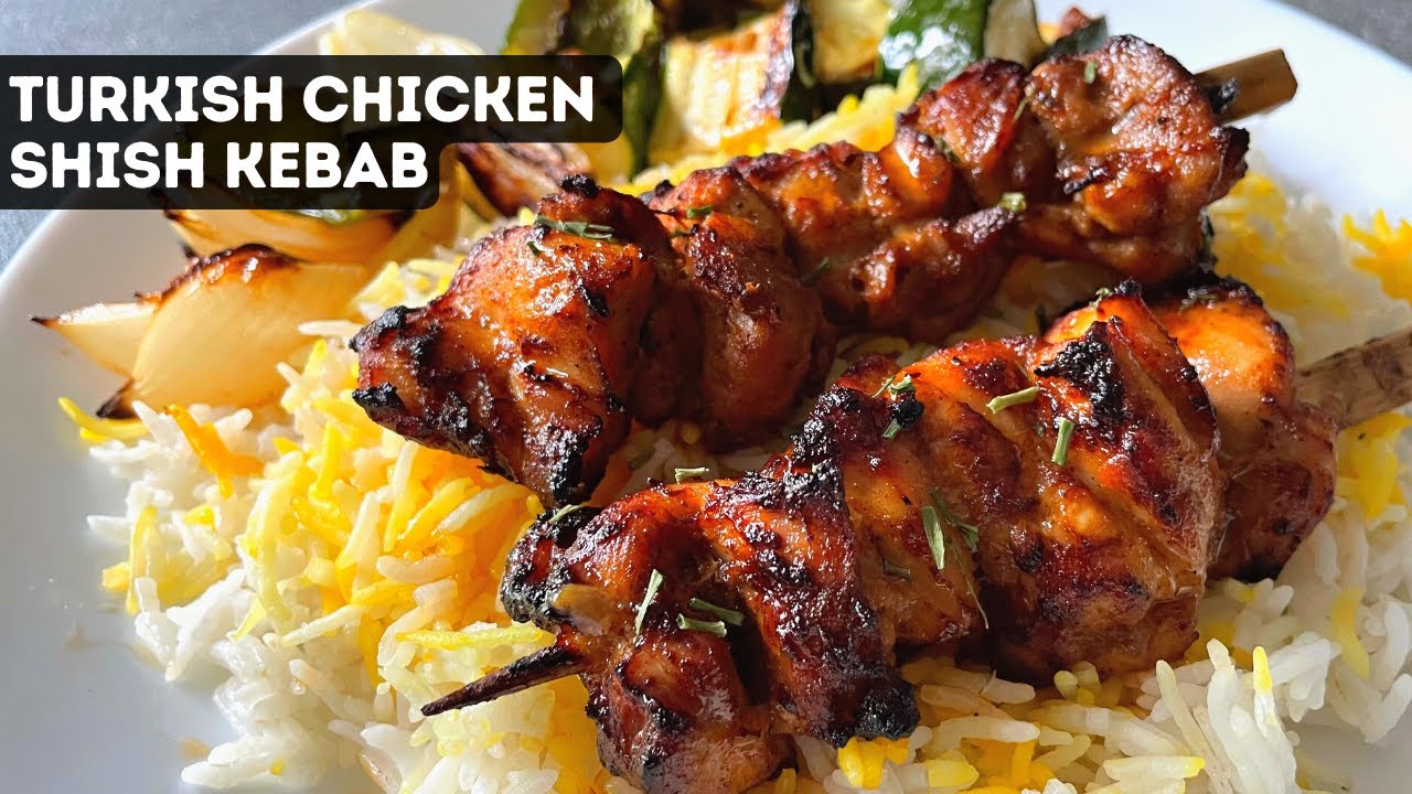 Juicy Turkish Chicken BBQ Recipe | Airfried Chicken Skewers Recipe ...