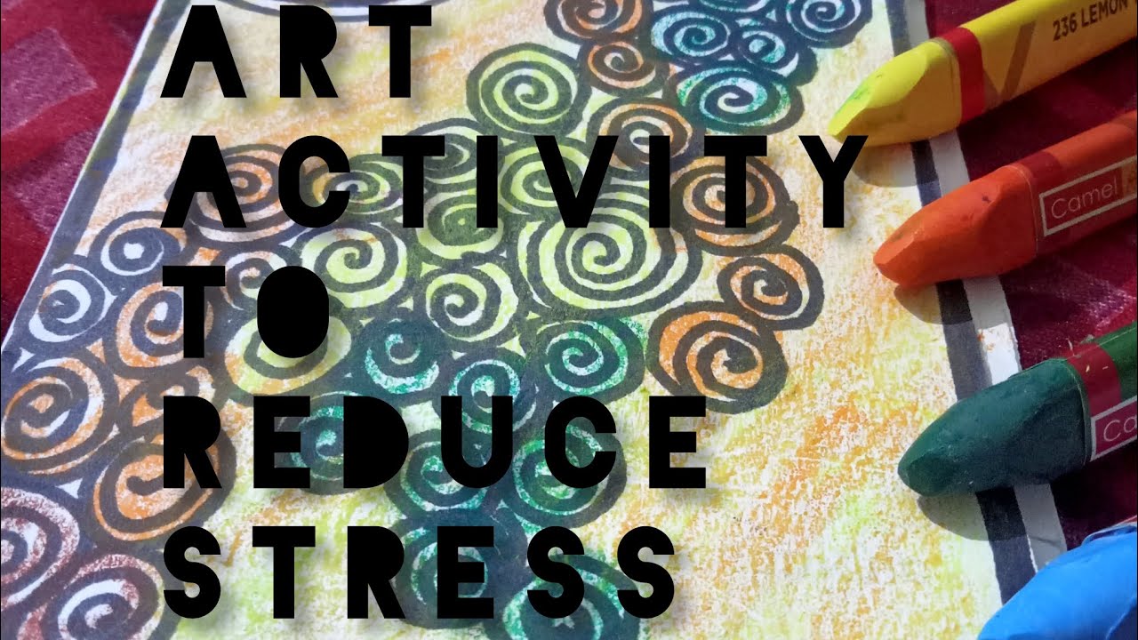 Art therapy to reduce stress - YouTube
