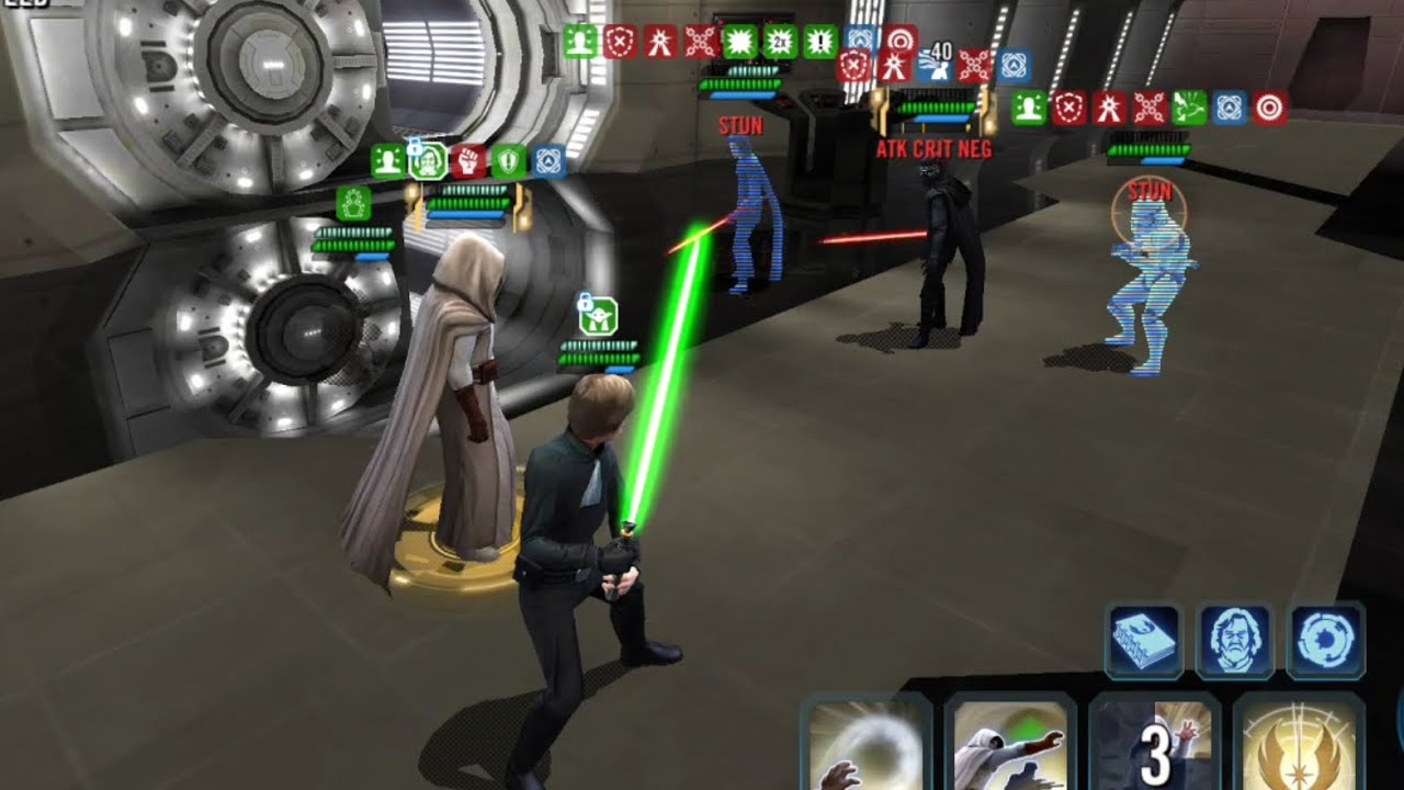 GAC [3v3] : [GL] JML Jedi Master Luke vs SLKR Supreme Leader Kylo ...