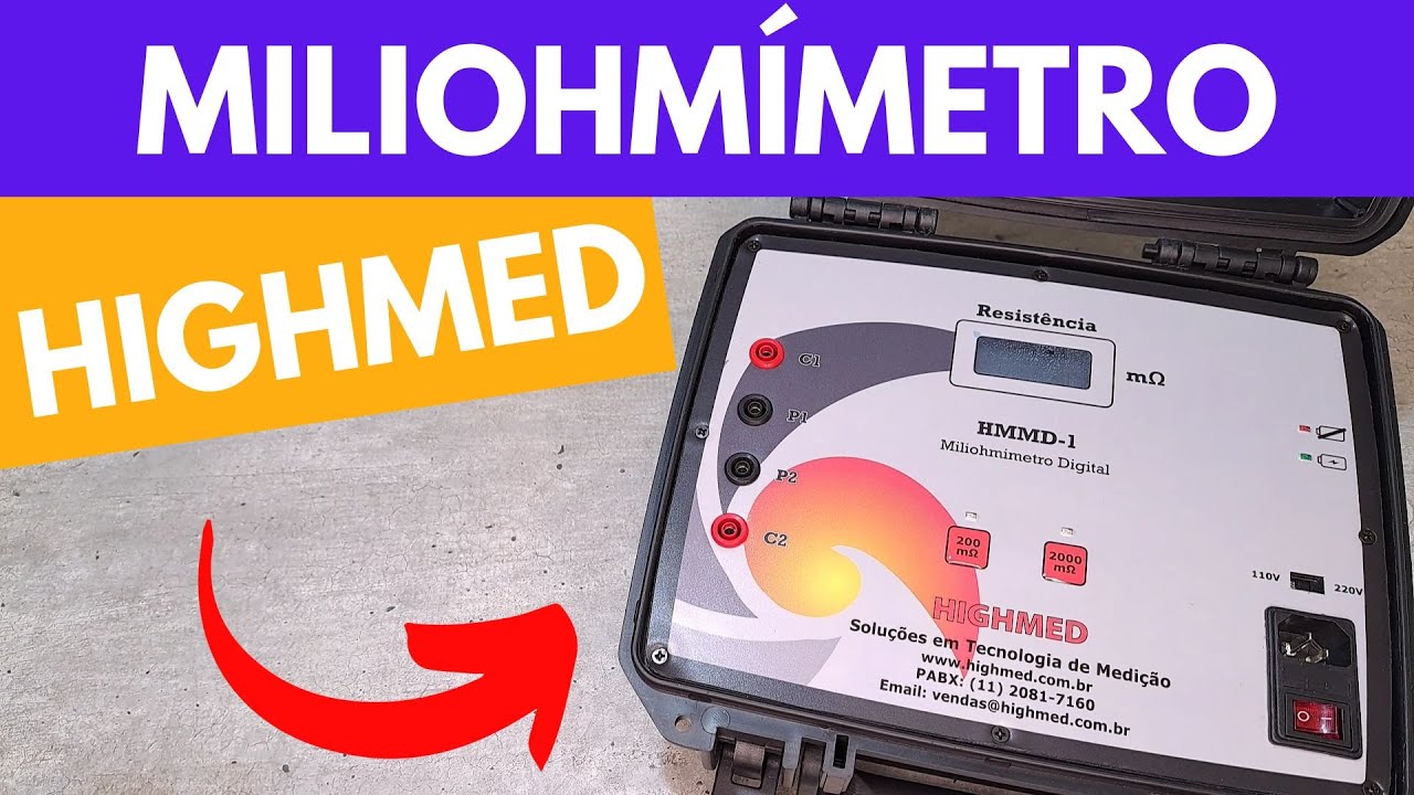 Miliohmímetro Highmed, modelo HMMD - 1, você conhece? #miliohmímetro # ...