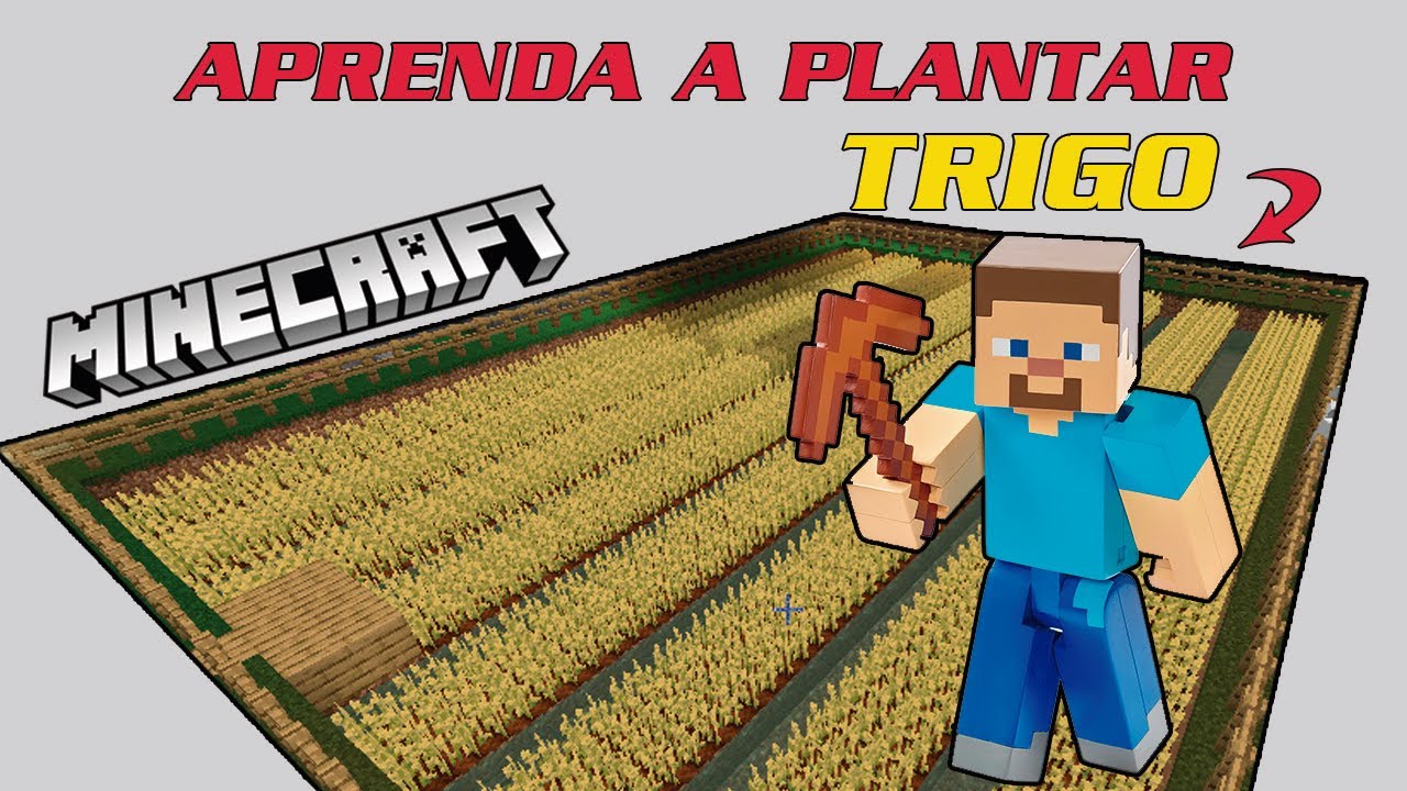 COMO PLANTAR TRIGO NO MINECRAFT / TUTORIAL FÁCIL - YouTube