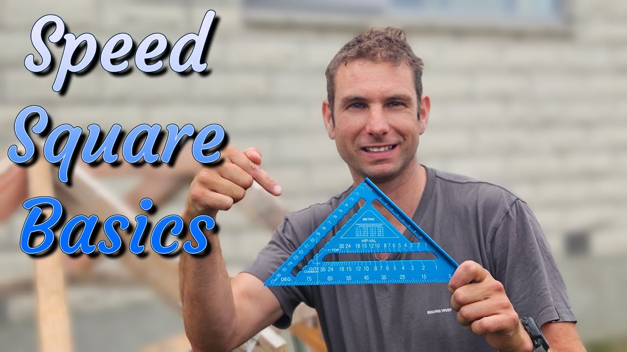 How to use a speed square - YouTube