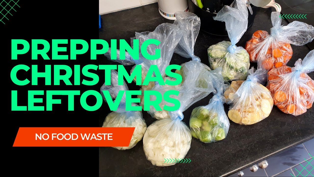 No Food Waste After Christmas | Prepping Veg for the Freezer - YouTube
