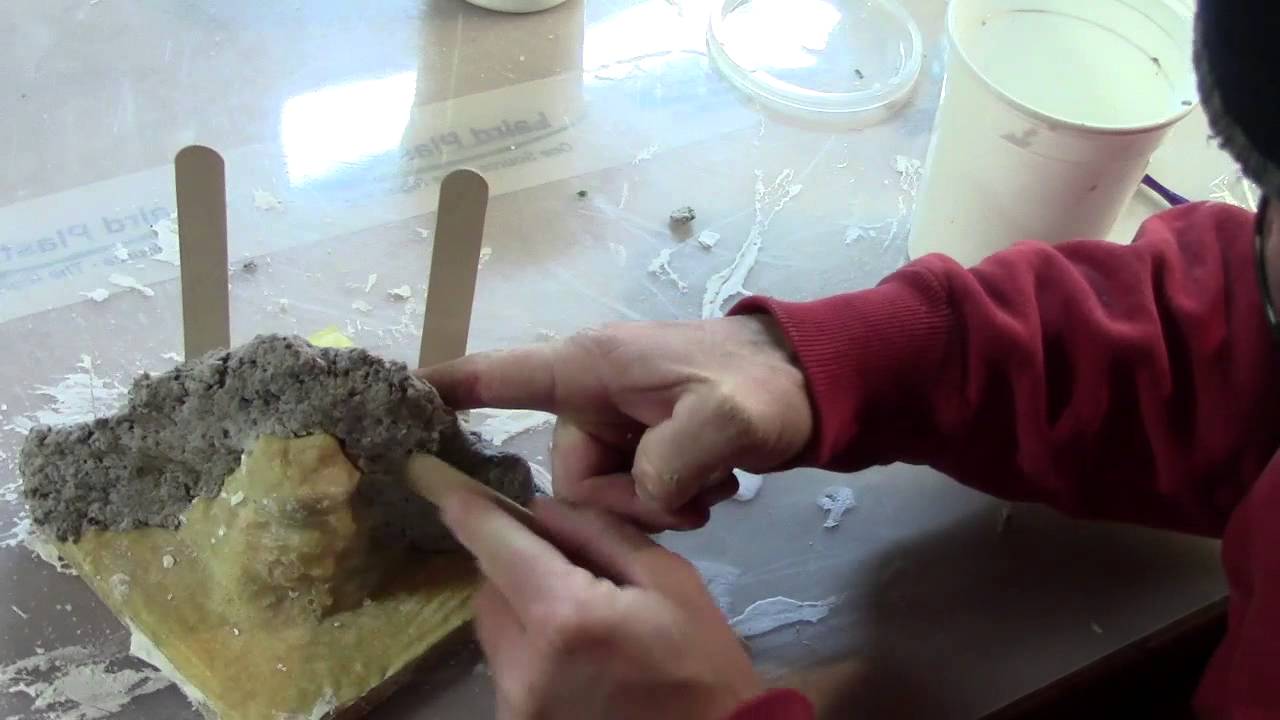 Latex Concrete Cement & Plaster Mold with a Paper Mache Clay Backup ...
