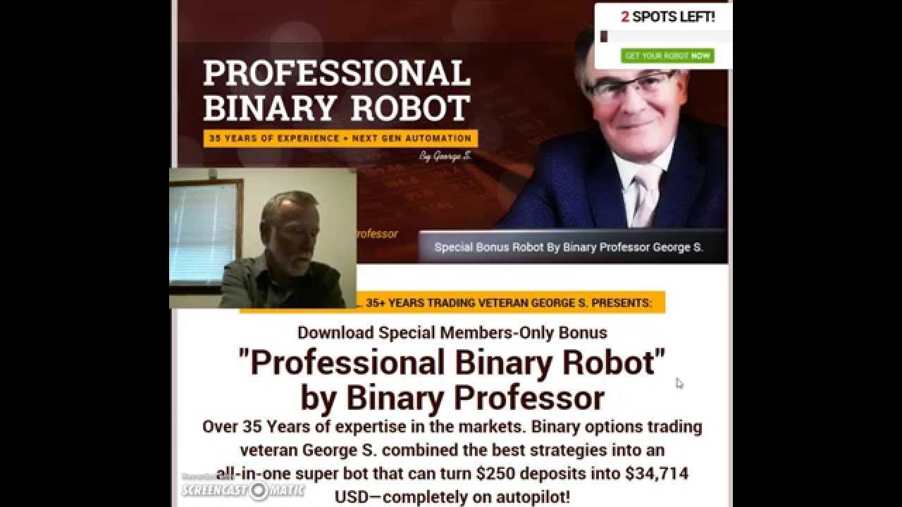 Professional Binary Robot Binary Review | Professional Binary Robot By George S. REALLY? - YouTube