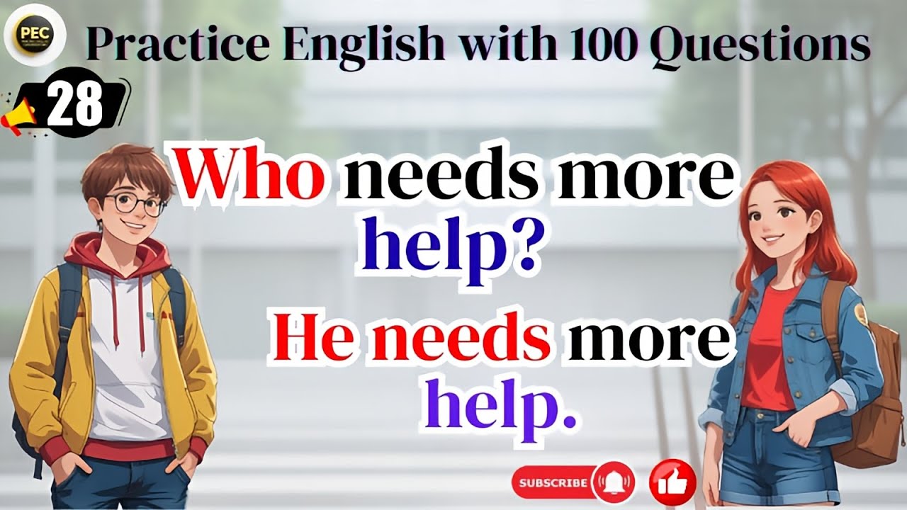 Practice English with 100 Questions | Daily Speaking Conversation - YouTube