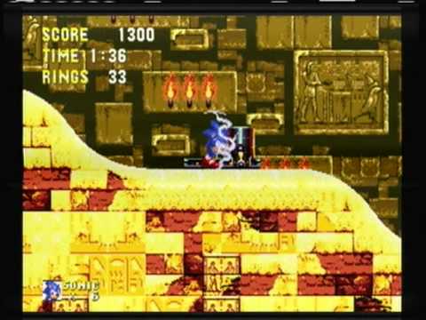 Sonic and Knuckles Sandopolis Zone Special Ring Locations - YouTube