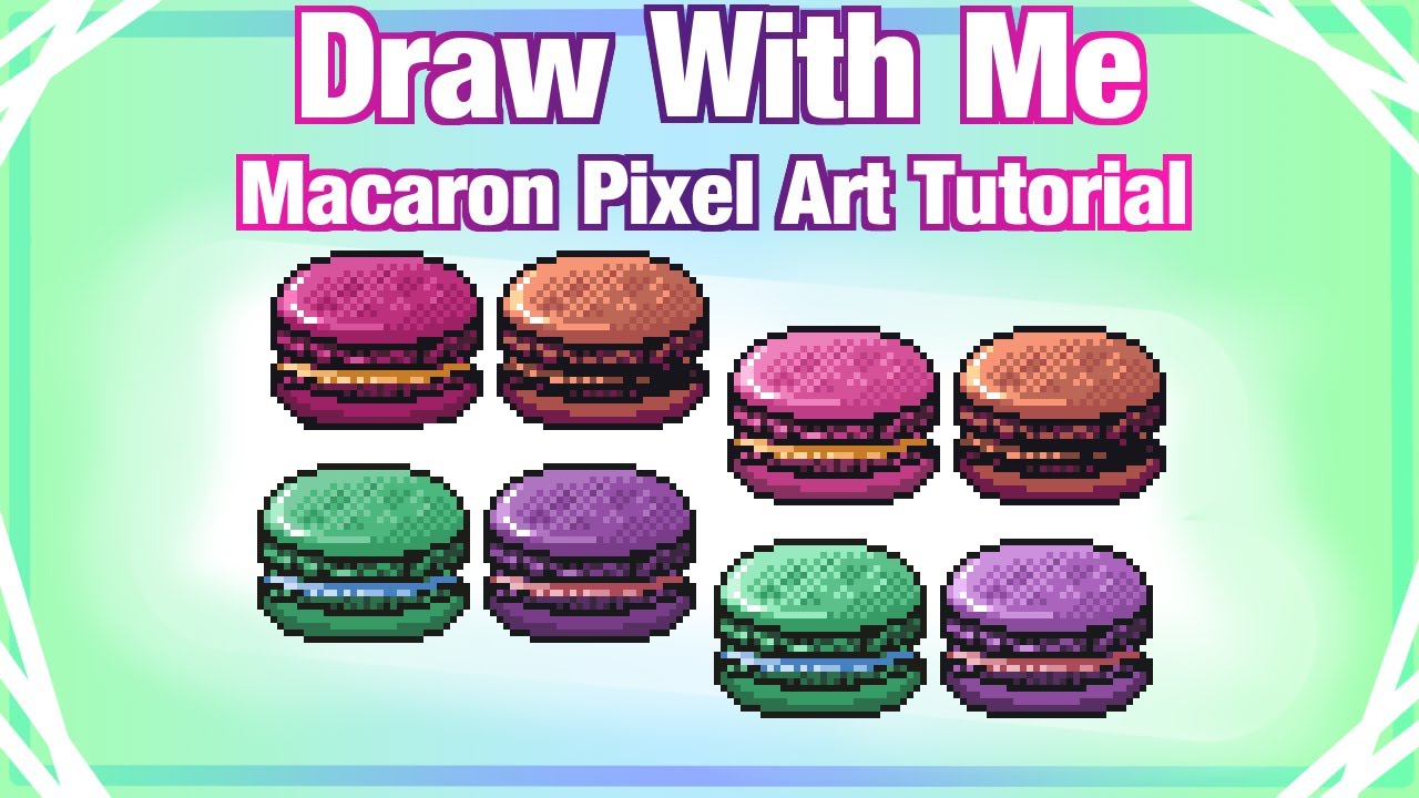 Lets make Pixel food! 🍪If you can draw an oval, try it! #pixelarttutorial #howtodraw - YouTube