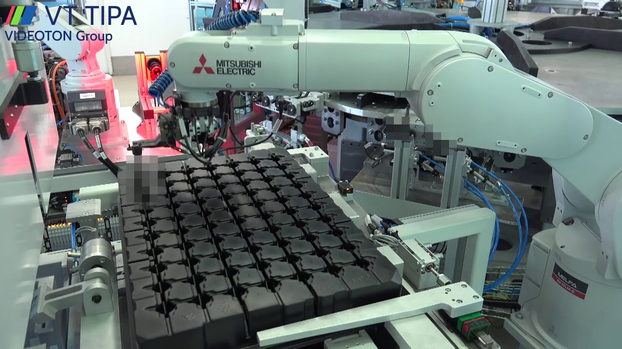 Automatic material handling, cutting, welding, assembling, palettizing ...