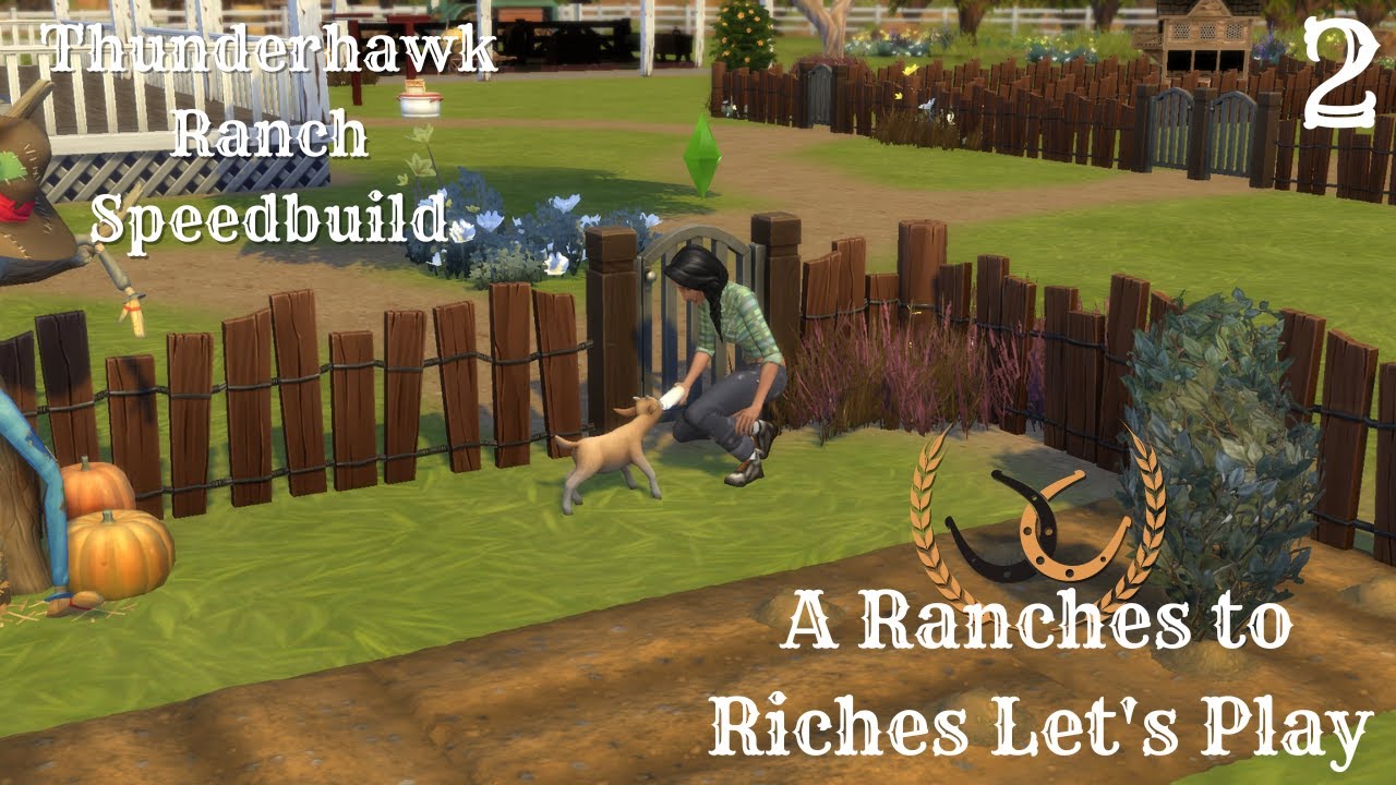 How to Scare a Goat | The Sims 4 | Ranches to Riches Ep2 - YouTube