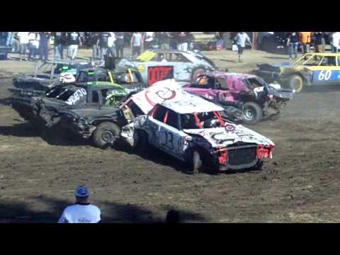 Napa destruction derby, rabbit lays an egg, hard hitting women and big ...