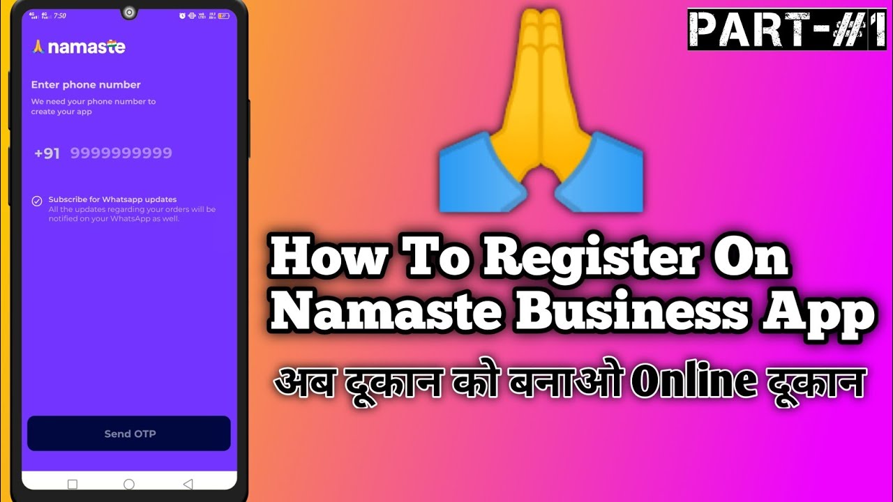 How To Register On Namaste Business App - YouTube