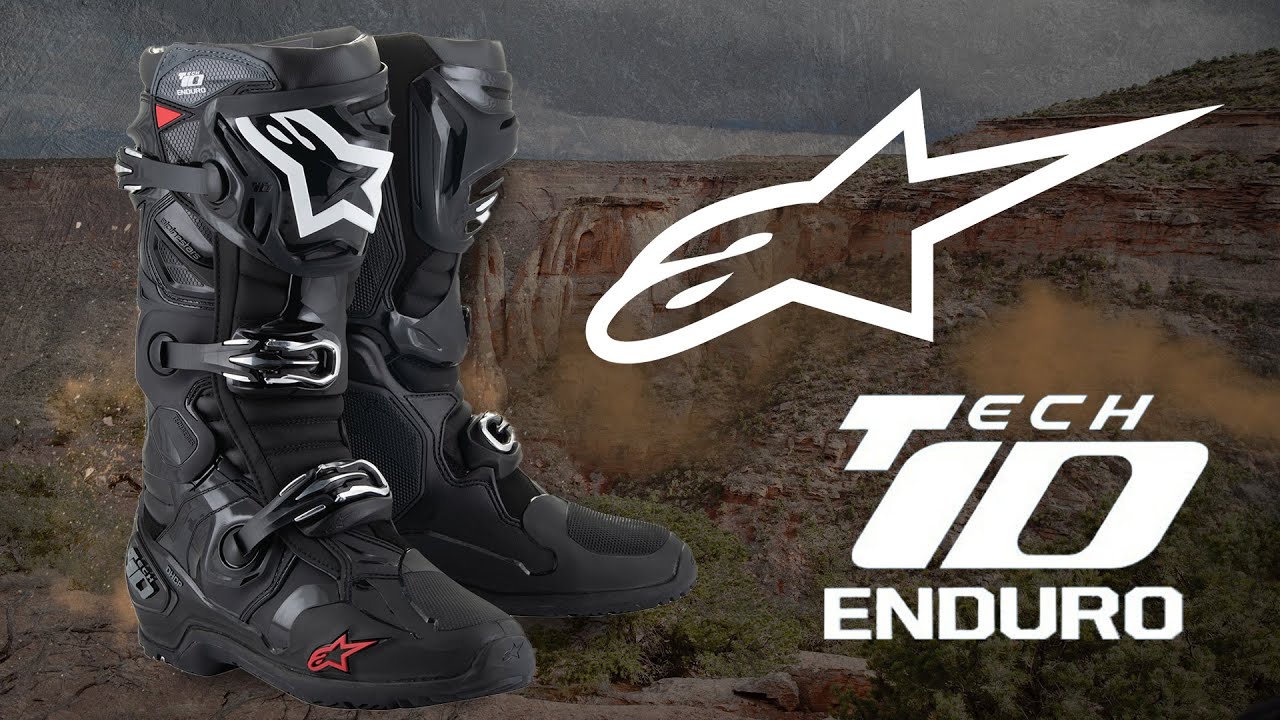 Alpinestars Tech 10 Enduro Boot - YouTube