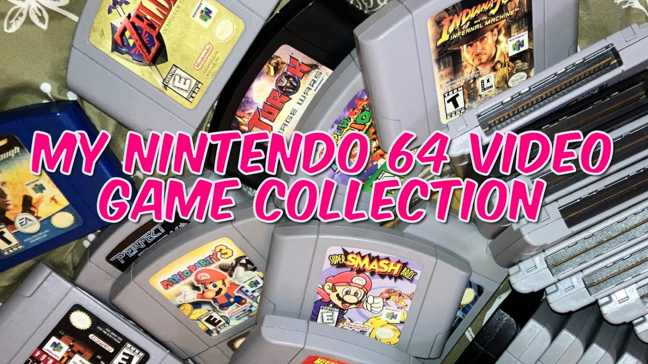 My Nintendo 64 Video Game Collection - YouTube