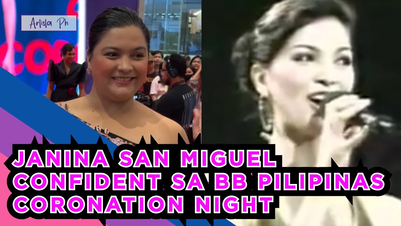 JANINA SAN MIGUEL, BUMULAGA SA BINIBINING PILIPINAS CORONATION NIGHT ...