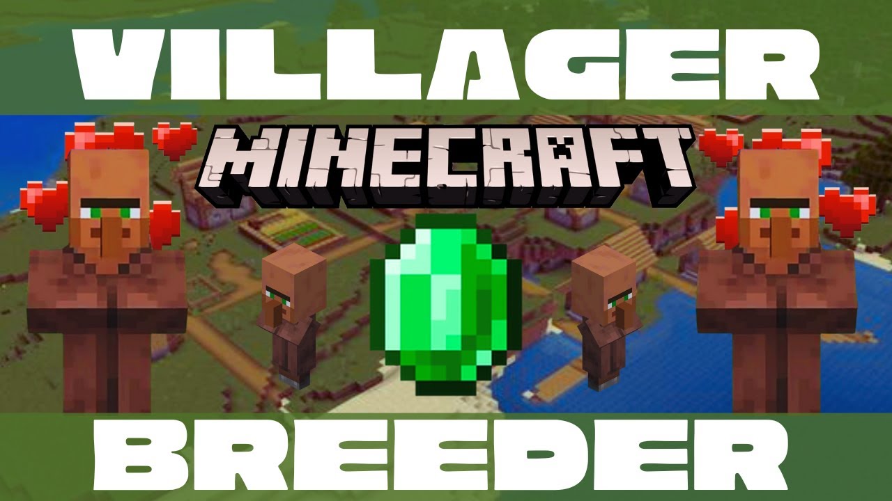 Building A Villager Breeding/ Transport System In Minecraft - YouTube