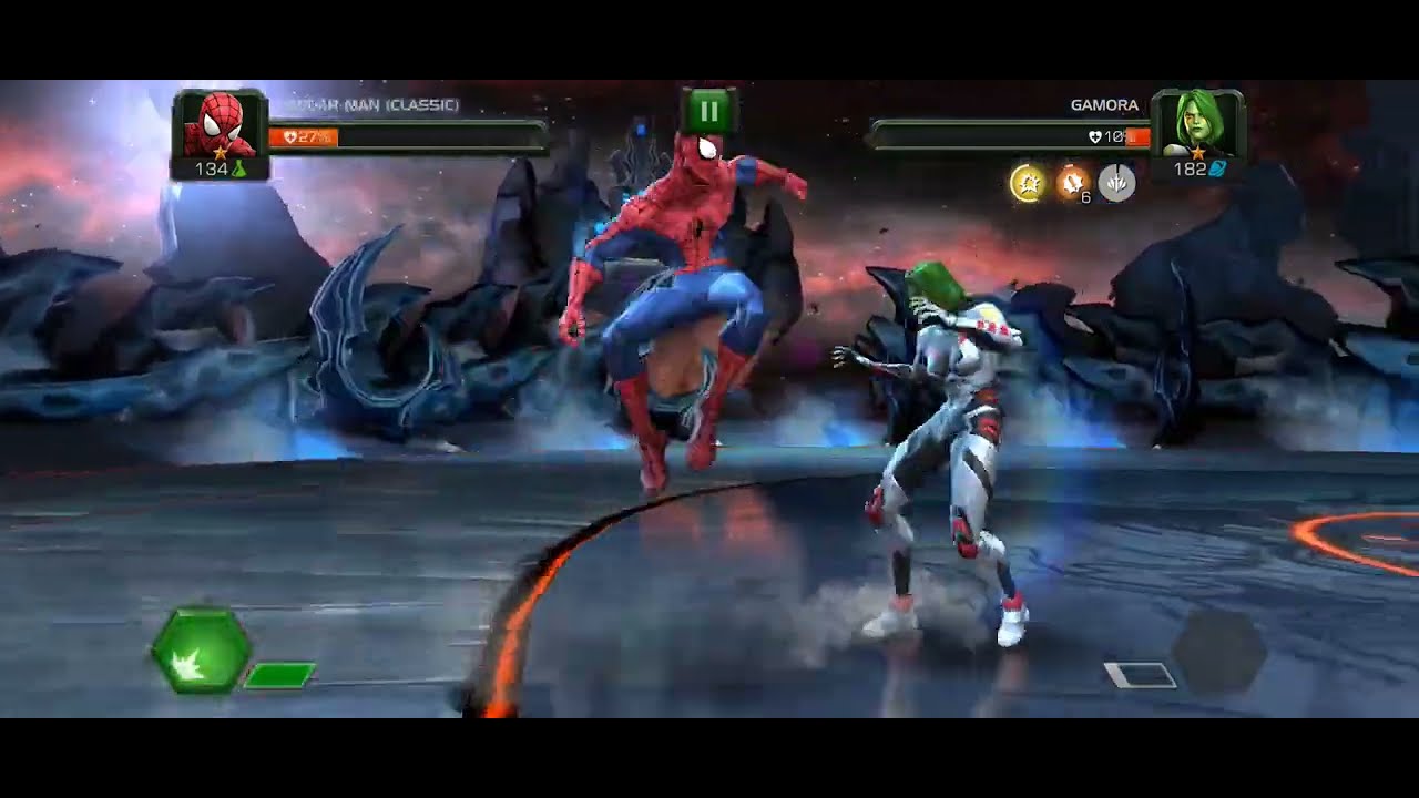 Marvel Contest of Champion: SPIDER-MAN Vs GAMORA 3D Fighter gameplay on ...