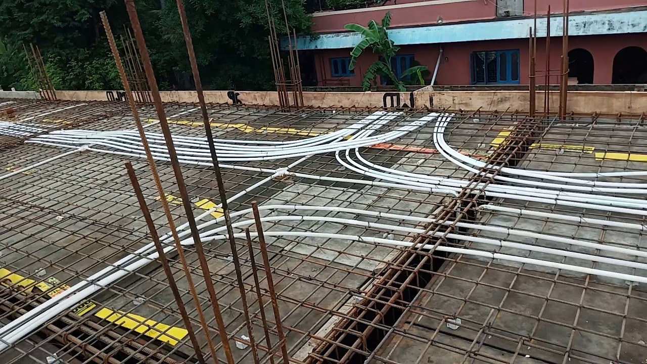 Electrical line in ceiling - YouTube