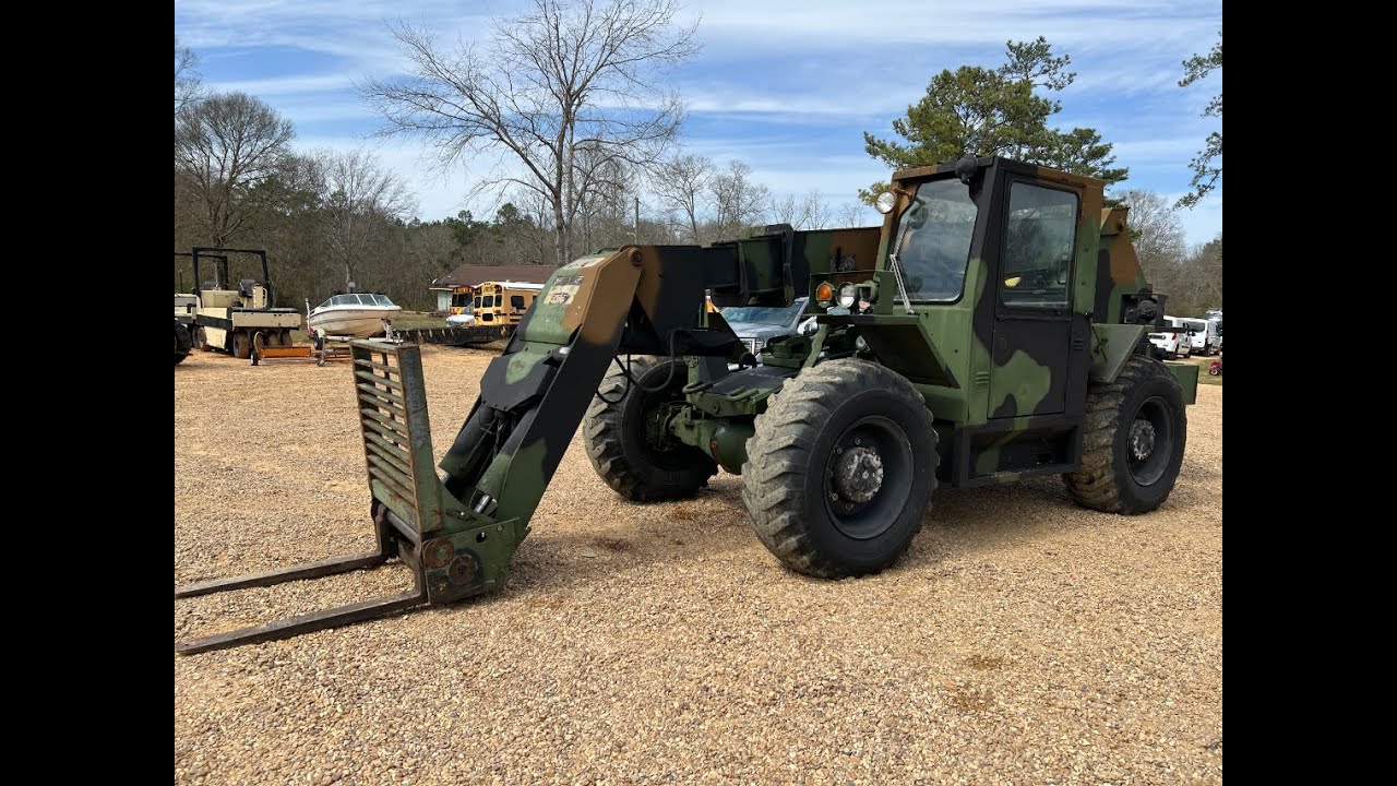 #960 - 1989 Skytrak 6000M Military Telehandler Forklift (1,100 Hours ...
