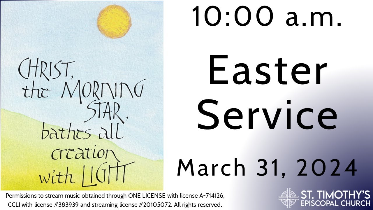 Easter Sunday - March 31, 2024 - YouTube