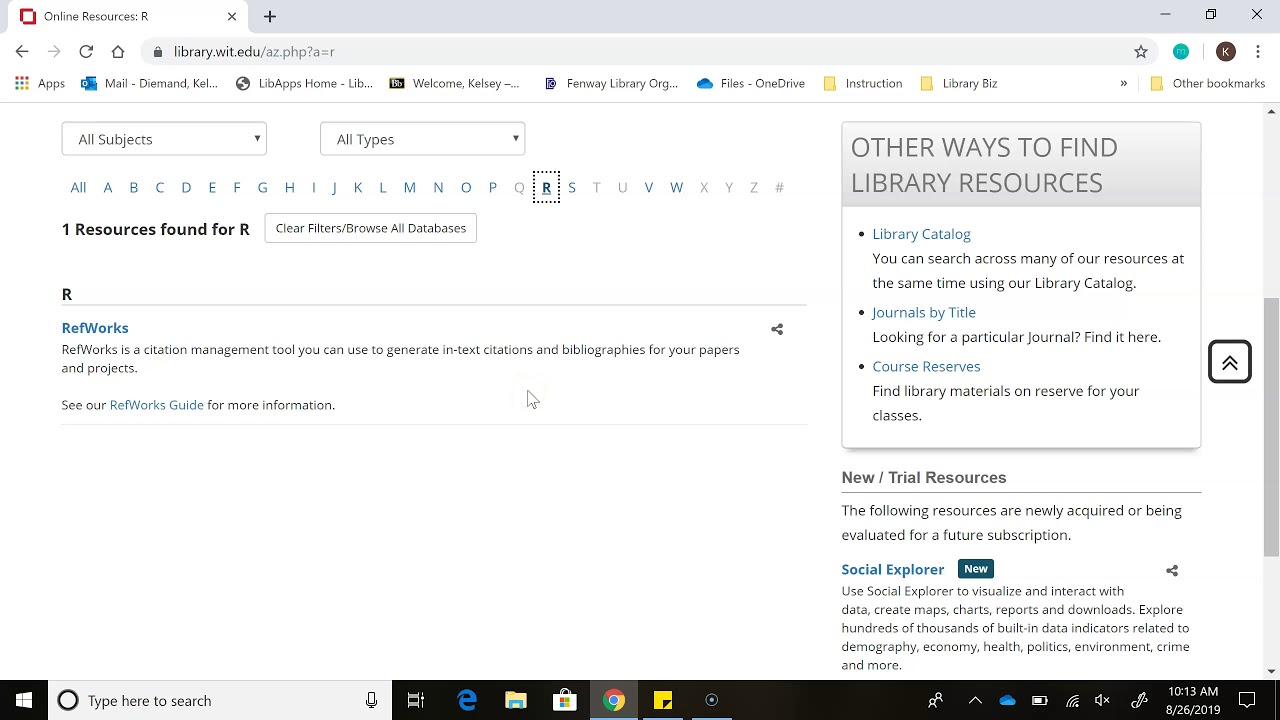 Using RefWorks for Citations - YouTube