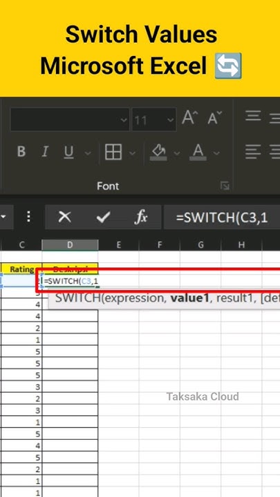 Switch Values Microsoft Excel #tutorial #excel #tipsandtricks #workhack #ytshorts #excelhelp # ...