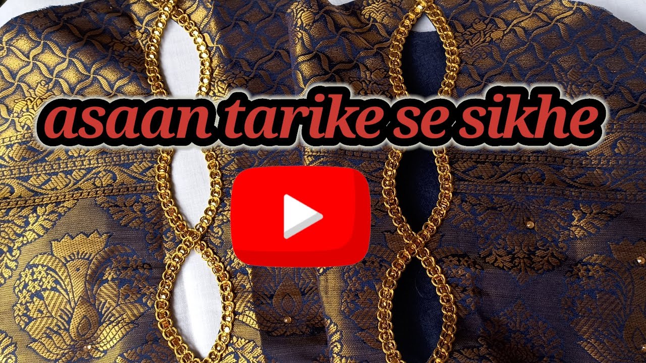 Blouse Sleeves design model ||how to make sleevs with lais for designer ...