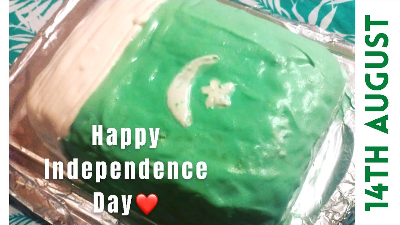 14th August Cake #2021 - Independence Day Celebration Cake 🇵🇰 - Easy ...