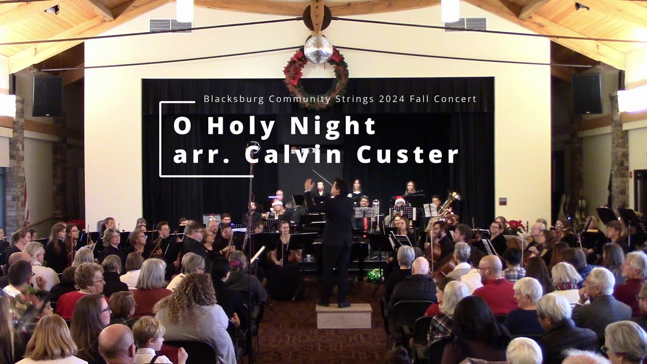 O Holy Night / Calvin Custer - YouTube
