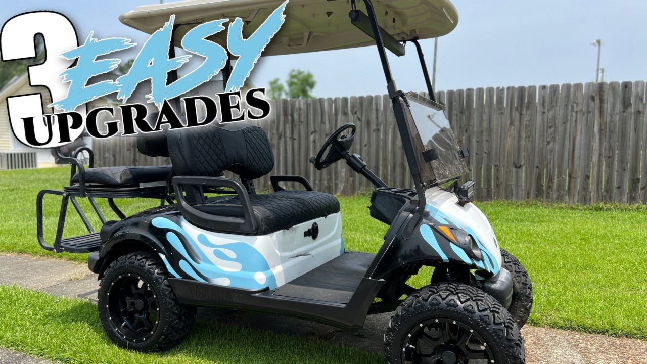 3 EASY Golf Cart UPGRADES From 10L0L | This Will Transform Your Look ...
