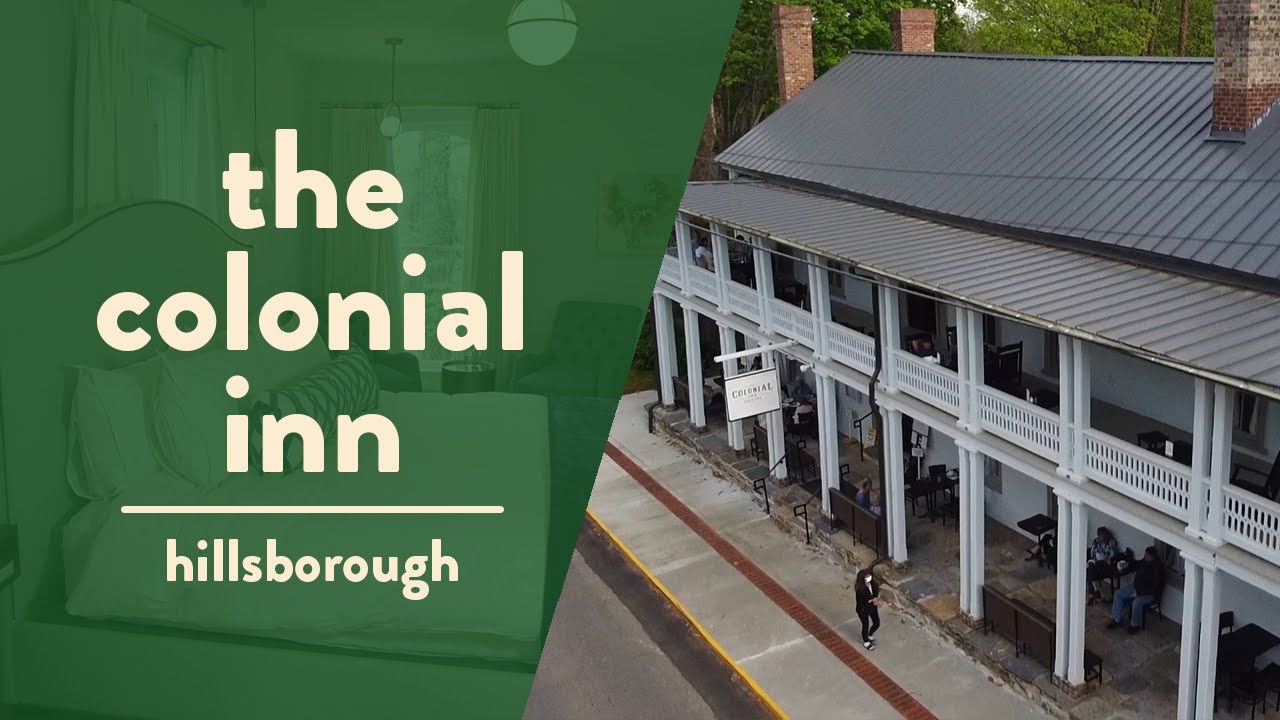 The Newly Restored Colonial Inn in Hillsborough Re-opens - YouTube